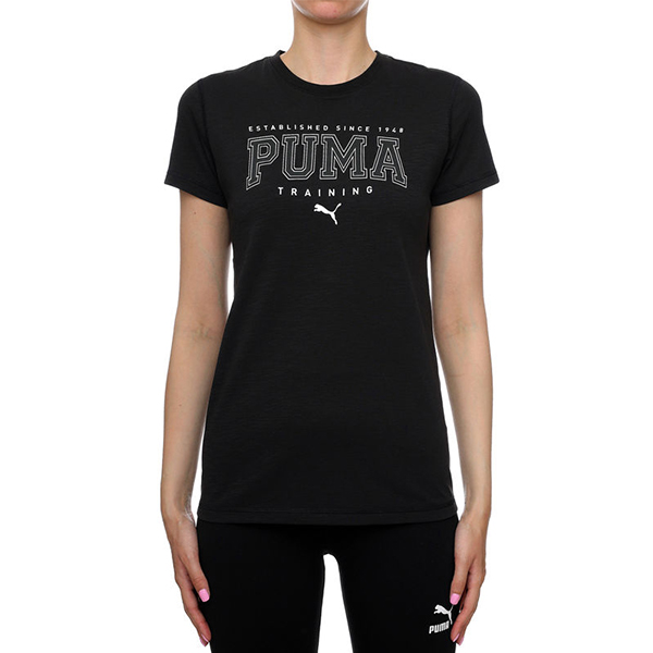 PUMA WOMENS GRAPHIC TEE FOREVER FIT