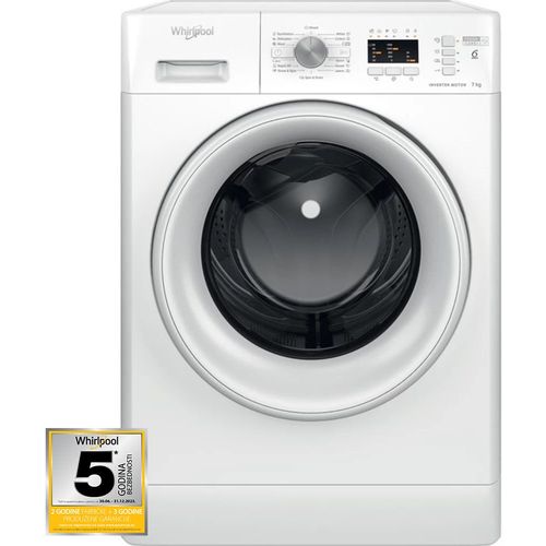 Whirlpool FFL 7259 W EE Mašina za pranje veša, 7kg, 1200rpm, Dubina 57.5cm