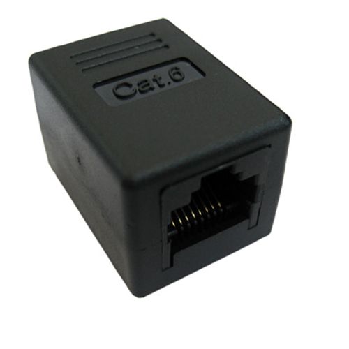 Secomp Value RJ45 Coupler Cat6, UTP, black