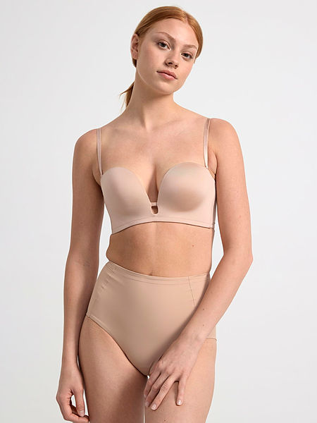 Brushalter – Strapless deep plunge push-up bra