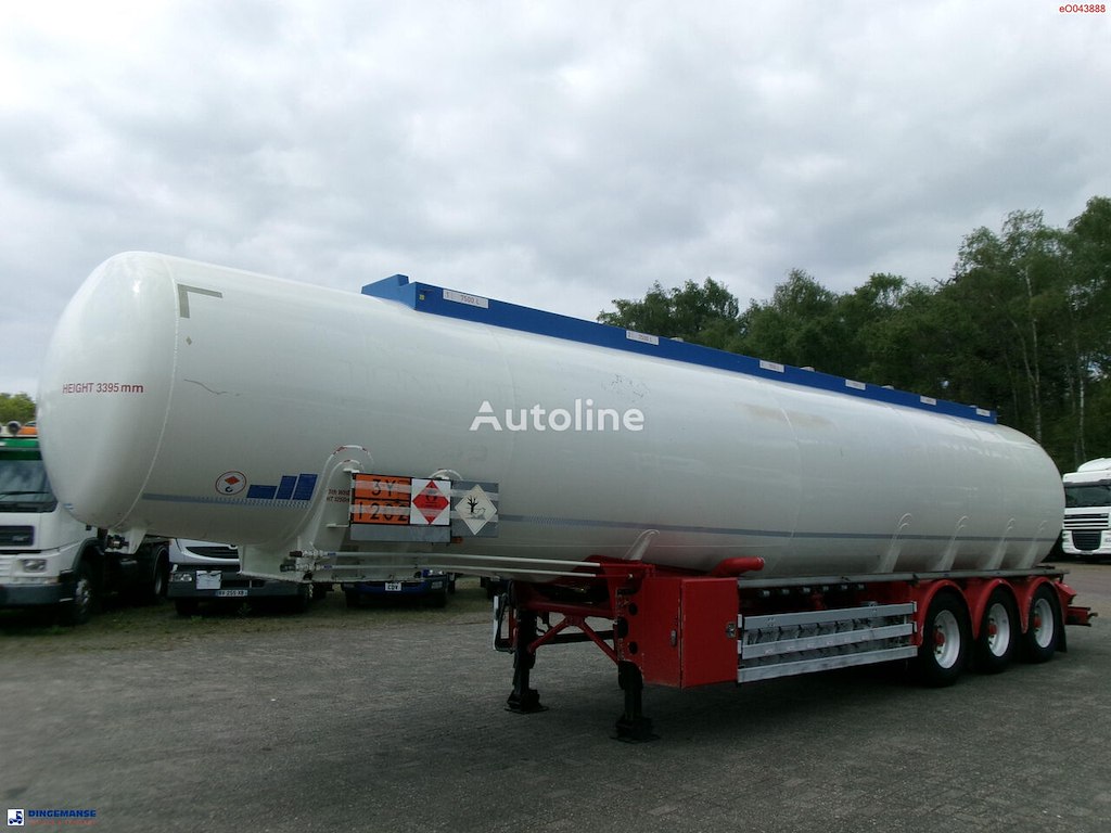 Feldbinder Fuel tank alu 44.6 m3 + pump cisterna za goriva i maziva