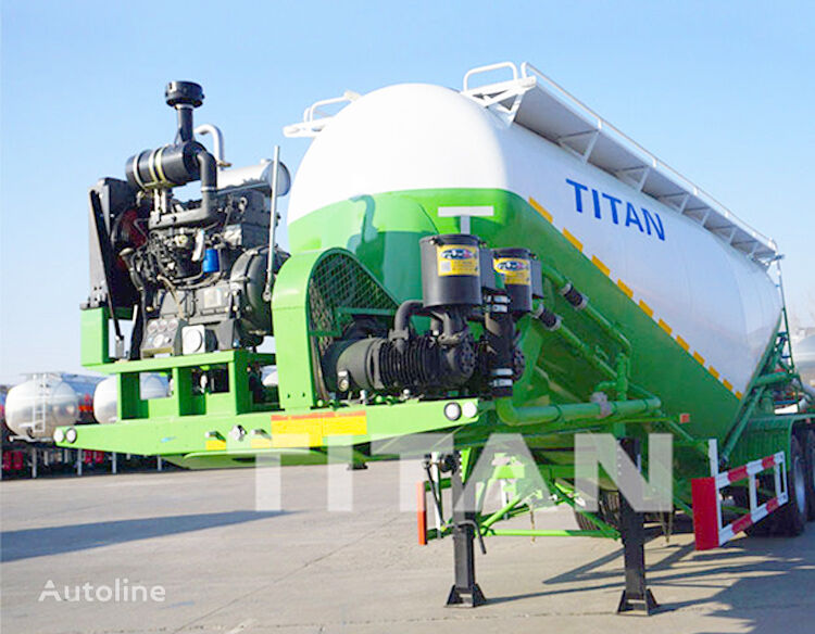 Nova TITAN 3 Axle 40cbm Dry Bulk Cement Tanker for Sale - W cisterna za prevoz cementa