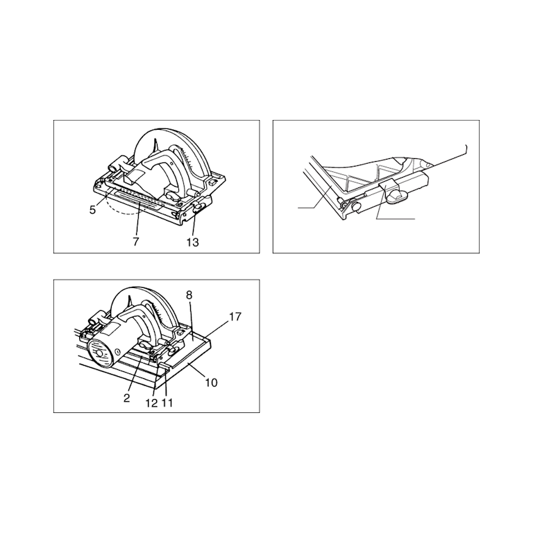 Makita Adapter za vođicu za cirkulare, 5903R, 192506-3