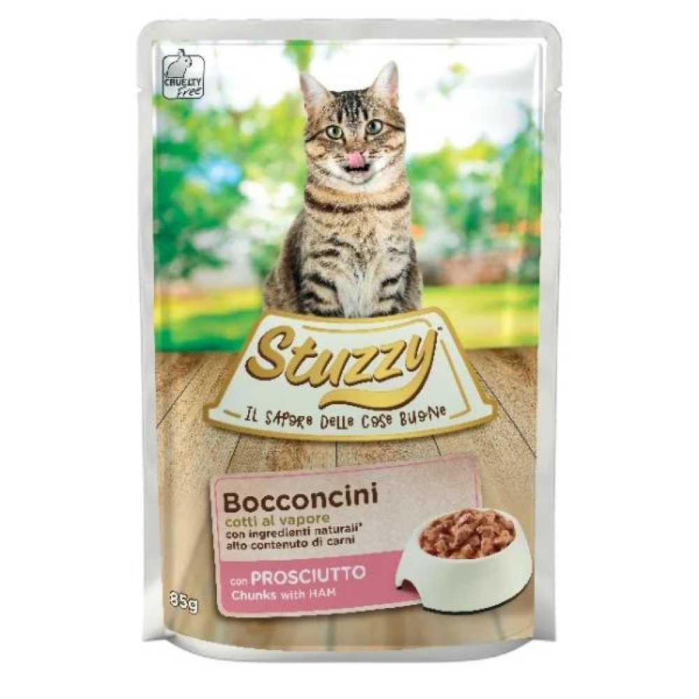 Stuzzy Cat preliv šunka 85g