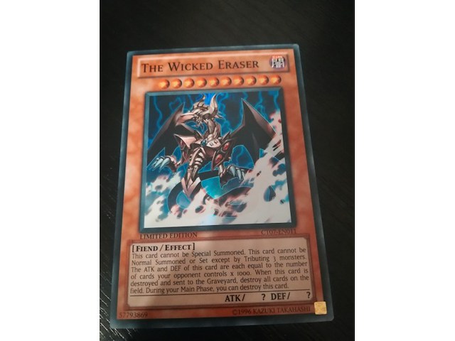 Yu-GI-OH!- The Wicked Eraser (Super rare)