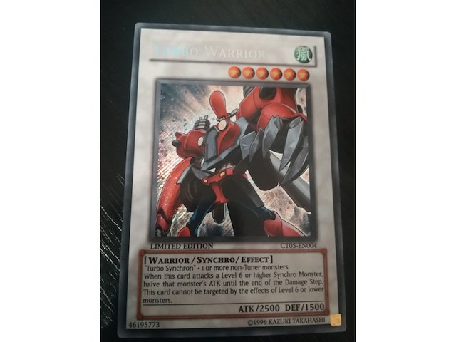 Yu-GI-OH!- Turbo Warrior (Secret rare)