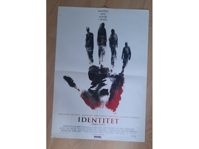 Identitet, Filmski plakat