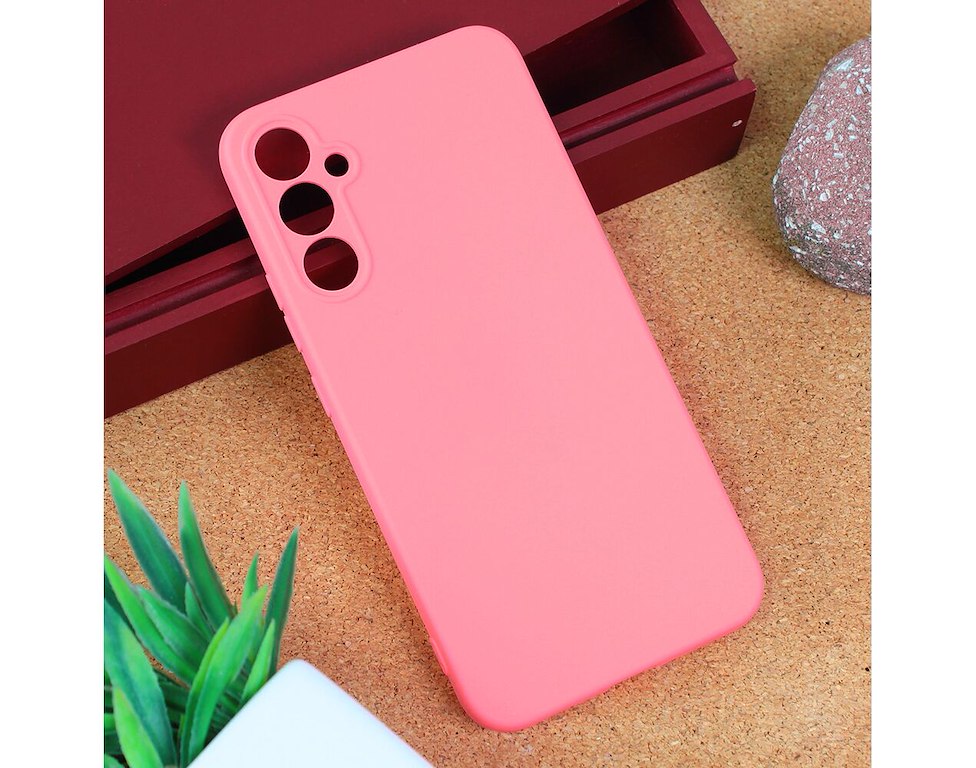 Silikonska futrola Teracell Giulietta - Samsung Galaxy A34 5G 5G mat roze