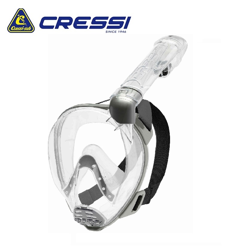 Cressi Baron full-face maska M/L silver