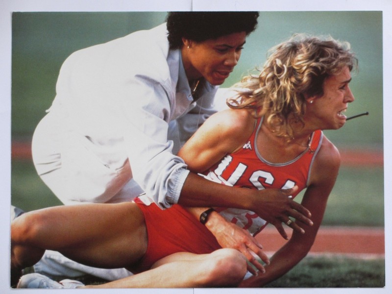 Fotografija Mary Decker trka na 3000m Ol. Igre 1984.