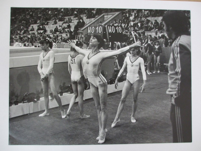 Fotografija Moskva Olimpijske Igre Nađa Komaneči 1980.