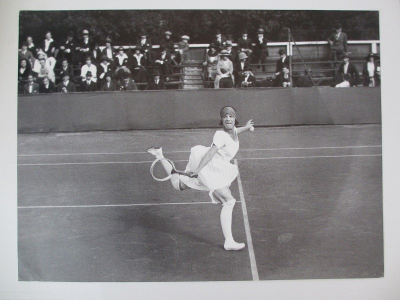 Fotografija Tenis meč Francuska Suzanne Lenglen 1921.