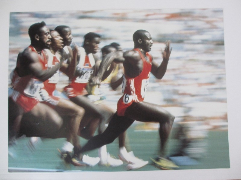 Fotografija Olimpijske Igre Seul Ben Johnson 1988.