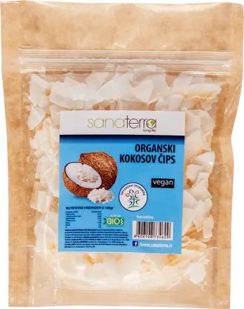 sanaterra
ORGANSKI KOKOSOV ČIPS, 50 g