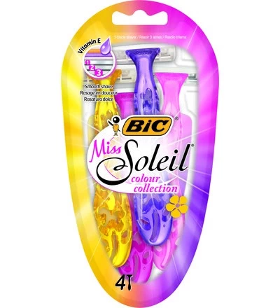 BIC W MISS SOLEIL BLUE/COLOUR - 4 KOM