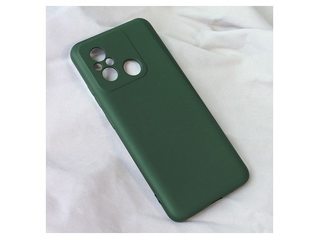 Maskica Teracell Soft Velvet za Xiaomi Redmi 12C tamno zelena