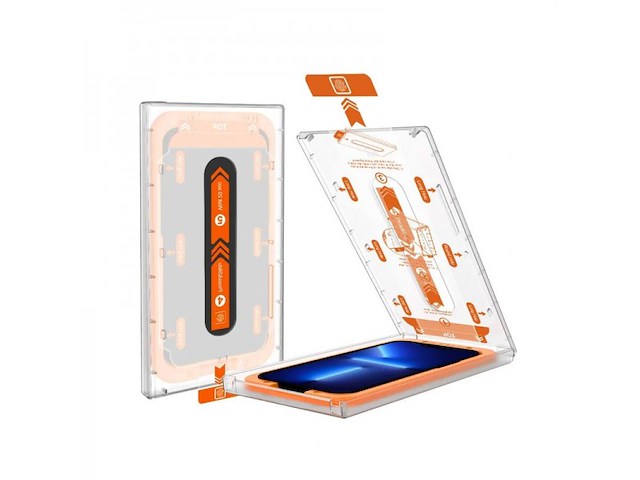 Zaštitno Staklo 2.5D dust free Box za iPhone 13 Mini 5.4 crni