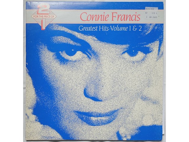 CONNIE FRANCIS - 2LP Greatest hits Volume 1&;2