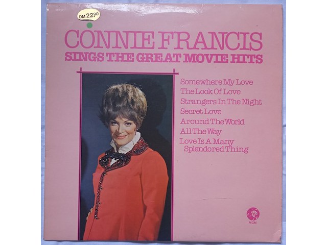 CONNIE  FRANCIS  -  Sings  the  great  movie  hits