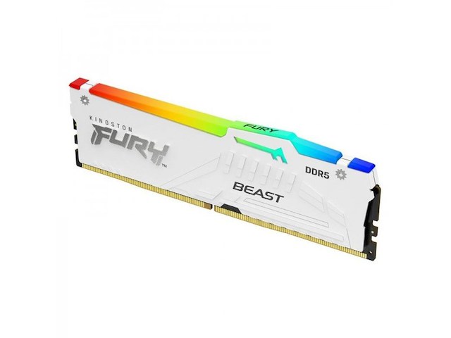 Kingston DIMM DDR5 16GB 5200MT/s KF552C36BWEA-16 Fury Beast RGB White Expo