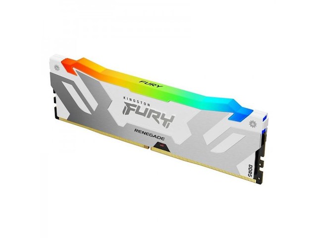 Kingston DIMM DDR5 32GB (2x16GB kit) 6400MT/s KF564C32RWAK2-32 FURY Renegade RGB White