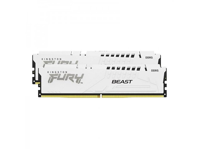 Kingston DIMM DDR5 64GB (2x32GB kit) 5600MT/s KF556C36BWEK2-64 Fury Beast White Expo