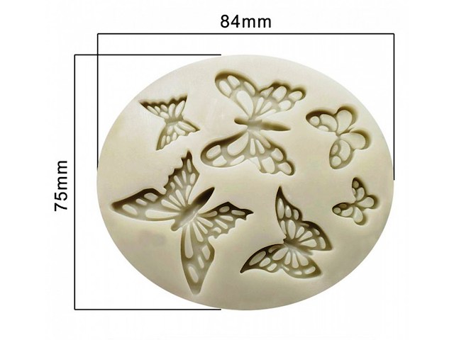 Silikonski kalup leptir