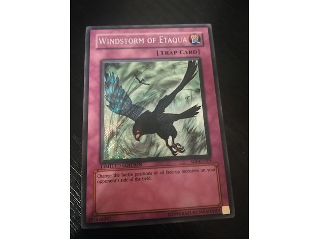 Yu-GI-OH!- Windstorm of Etaqua (Secret rare)