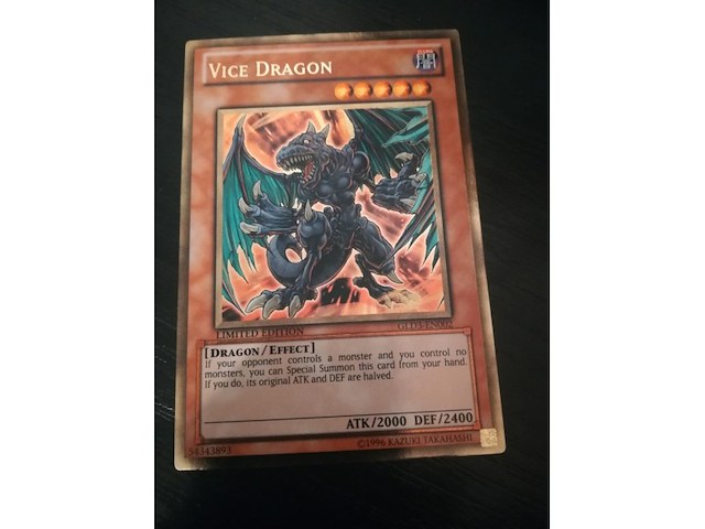 Yu-GI-OH!- Vice Dragon (Gold Rare)