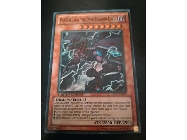 Yu-GI-OH!- Van`Dalgyon the Dark Dragon Lord (Super rare