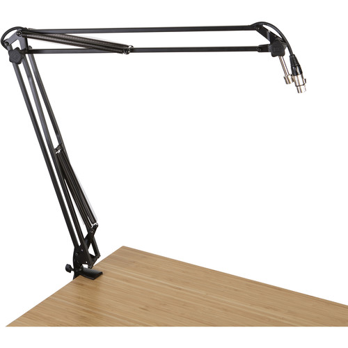 Gator Frameworks Desk-Mounted Broadcast/Podcast Boom Arm Mic Stand GFWMICBCBM1000