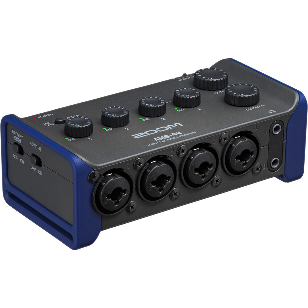 Zoom AMS-44 | 4-in/4-out Usb-c Audio Interface