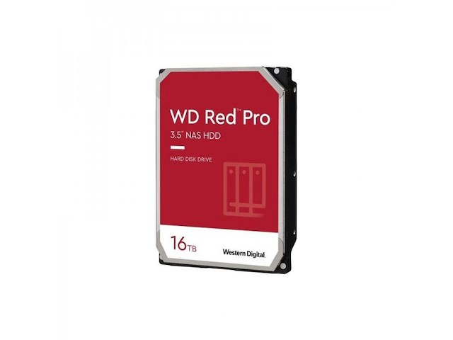 Wd 16TB 3.5` SATA III 512MB 7.200rpm WD161KFGX Red Pro