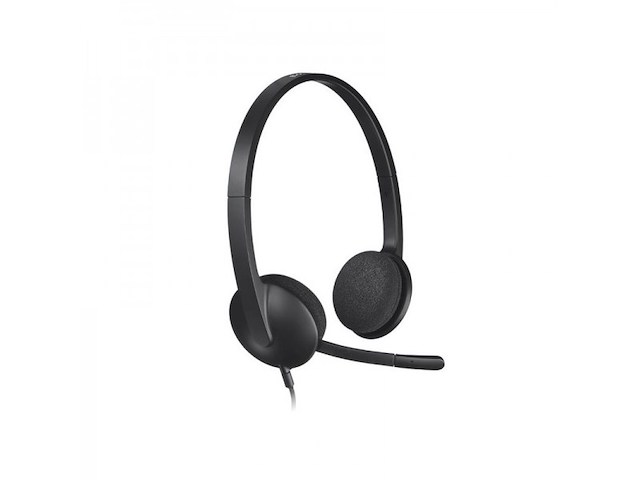 Slušalice LOGITECH H340 žične/USB/noise cancleing mic/crna