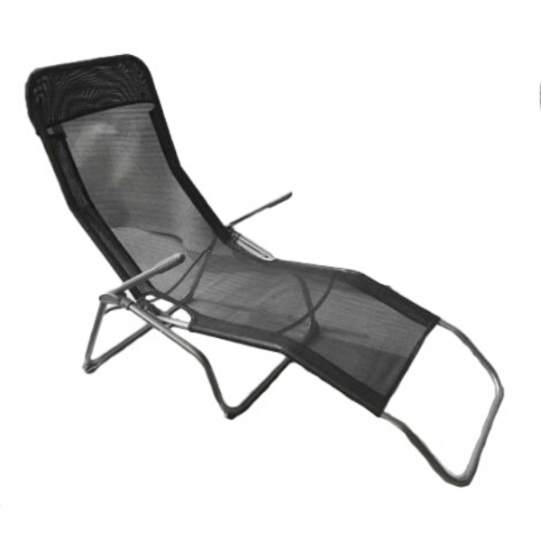Ležaljka stolica siva