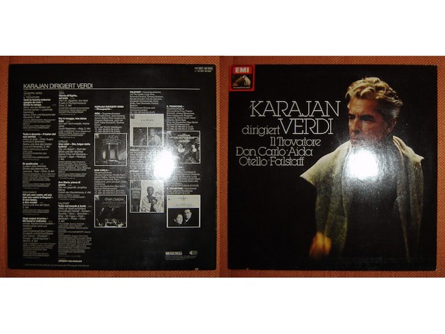 HERBERT FON KARAJAN dirigiert VERDI (LP) Germany