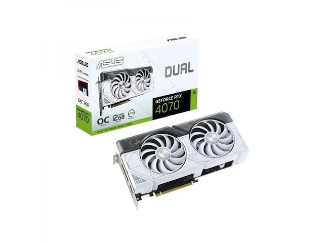 Asus nVidia GeForce RTX 4070 12GB DUAL-RTX4070-O12G-WHITE