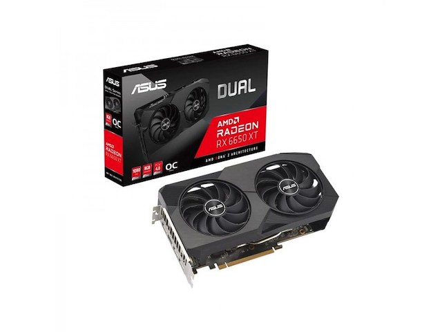 Asus AMD Radeon RX 6650 XT V2 OC 8GB 128bit DUAL-RX6650XT-O8G-V2