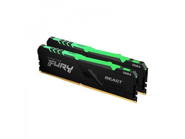 MEM DDR4.16GB 3200MHz (2x8) FURY Beast RGB KF432C16BBAK2/16