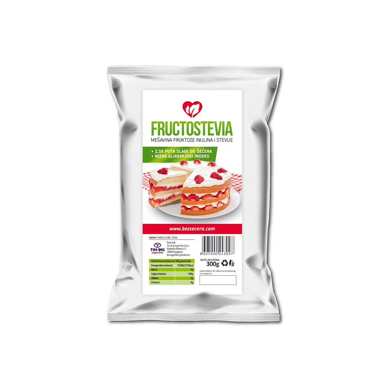 FRUCTOSTEVIA ZAS. 300G