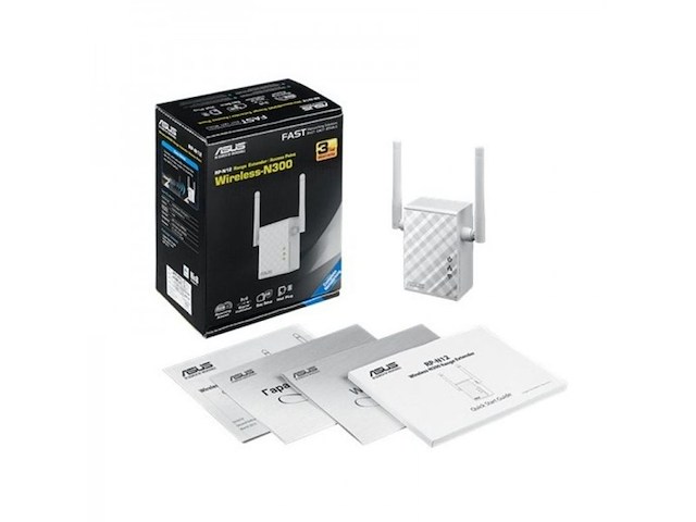 Ekstender dometa ASUS RP-N12 Wi-Fi/N300/300Mbps/2 externe antene