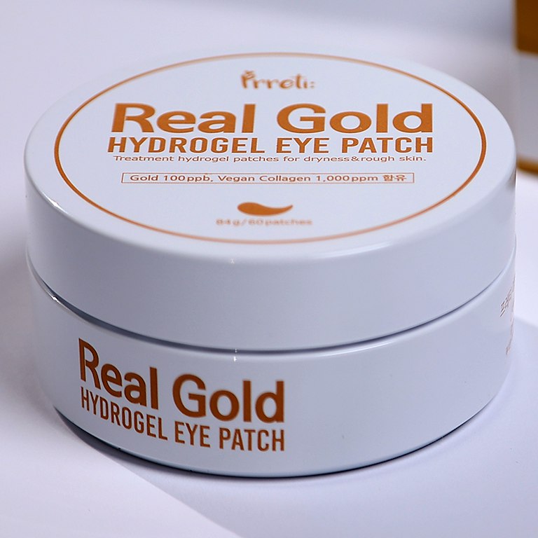 PRRETI Real Gold Hydrogel Eye Patch