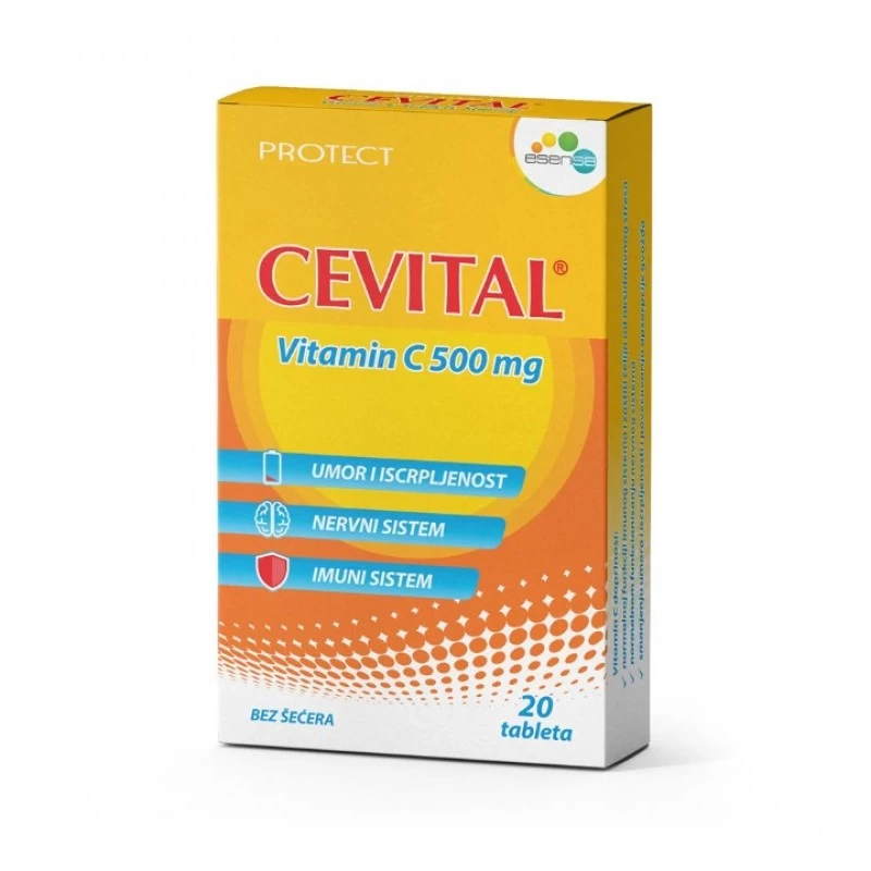 CEVITAL VITAMIN C 500MG 20 TABLETA