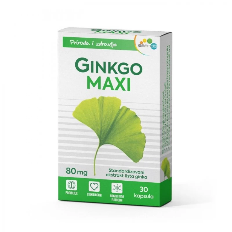 GINKGO MAXI 80MG 30 KAPSULA