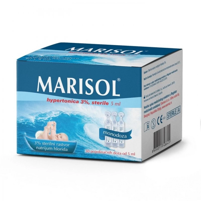 MARISOL HYPERTONICA 3% STERILE 30 AMPULA