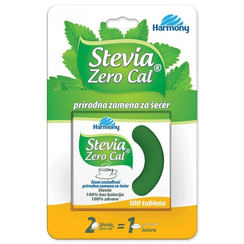 STEVIA ZERO CAL PRIRODNA ZAMENA ZA ŠEĆER 100 TABLETA