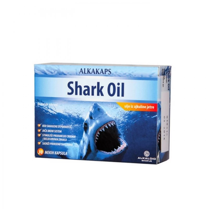 ALKAKAPS SHARK OIL, 30 KAPSULA