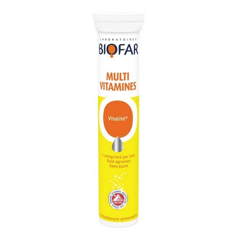 BIOFAR MULTIVITAMINI, 20 ŠUMEĆIH TABLETA