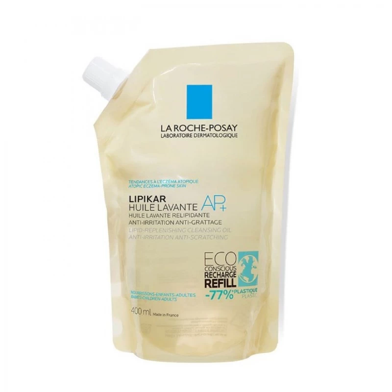 LA ROCHE POSAY LIPIKAR ULJE ZA PRANJE I OBNOVU LIPIDA, REFILL PAKOVANJE, 400ML