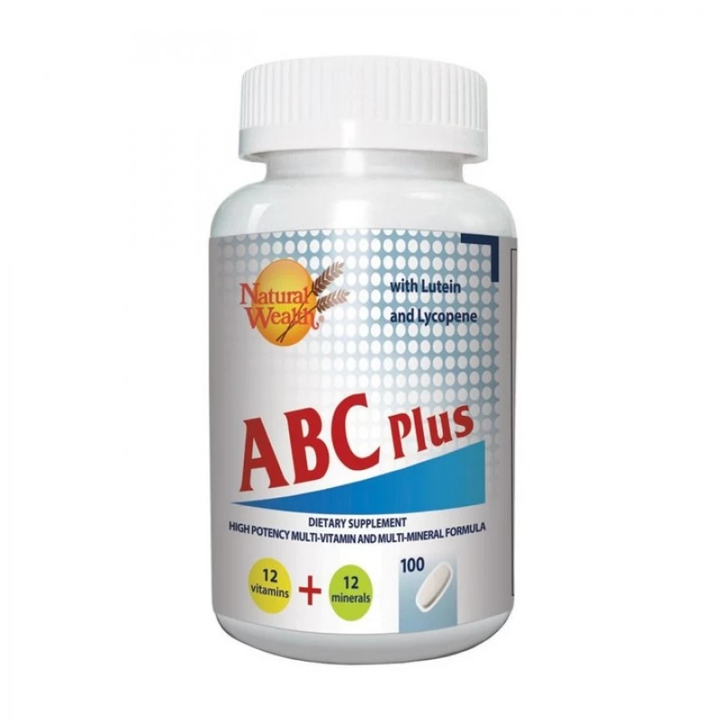 NATURAL WEALTH ABC PLUS 100 TABLETA